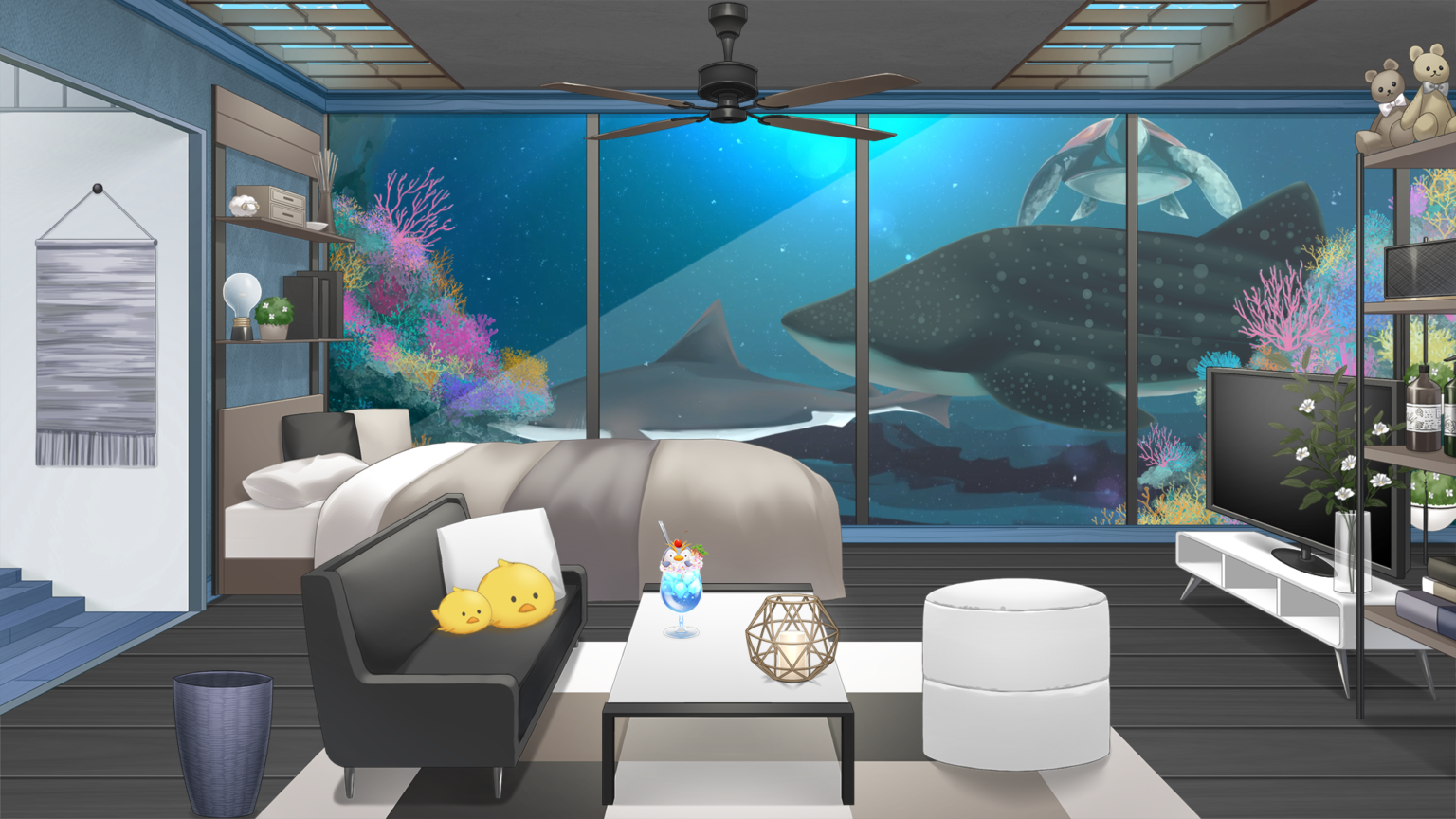 VTuberおすすめ！夏向け！涼しい海中お部屋アレンジレシピ🌊🔱 - Vtem